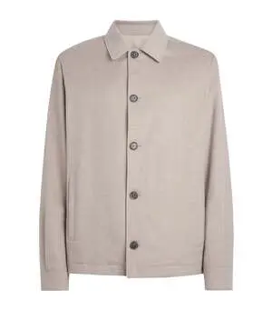 Paul & Shark Reversible Cashmere-technical Overshirt