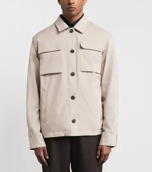 Paul & Shark Reversible Cashmere-technical Overshirt