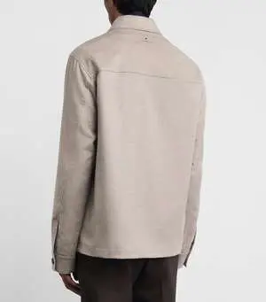 Paul & Shark Reversible Cashmere-technical Overshirt