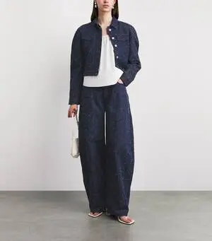 Jacquemus Embroidered Denim Jacket