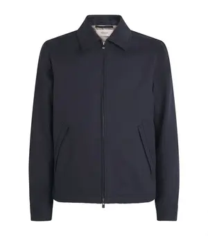 Agnona Linen Bomber Jacket