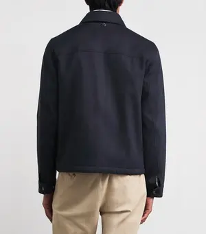 Agnona Linen Bomber Jacket