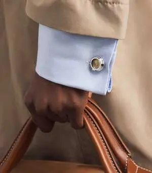Tateossian Vintage World Porthole Cufflinks