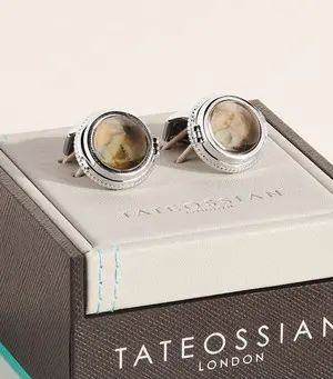 Tateossian Vintage World Porthole Cufflinks
