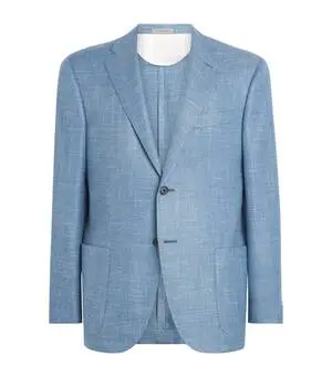 Corneliani Wool-silk-linen-blend Blazer