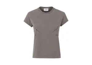 JEAN PAUL GAULTIER Embroidered Stretch Baby T-shirt - Darkgrey