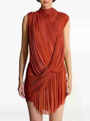 Balmain Draped Flowing Dress