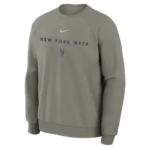 Nike New York Mets Dri-fit Mlb Pullover Crew