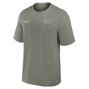 Nike New York Mets Primary Dri-fit Mlb T-shirt - Grey