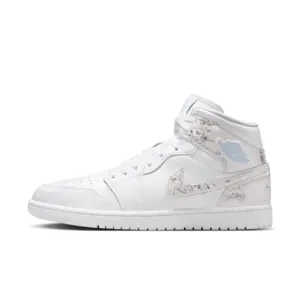 Jordan Silver Tone Sneakers For Men