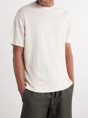 Mr P. Striped Linen T-shirt