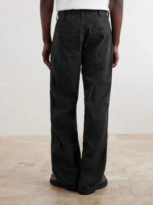 FULLCOUNT Herringbone Straight-leg Trousers