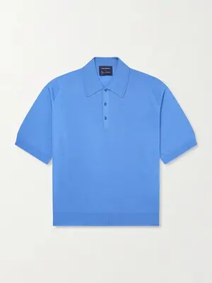 John Smedley Embroidered Polos For Men