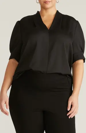Universal Standard V Neck Blouses