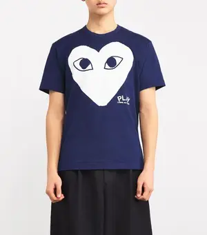 Play Comme Des Garcon Heart Logo T-shirt