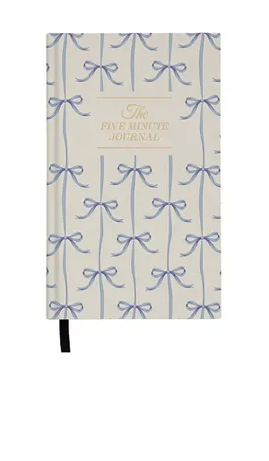 INTELLIGENT CHANGE Five Minute Journal Bow - Blue