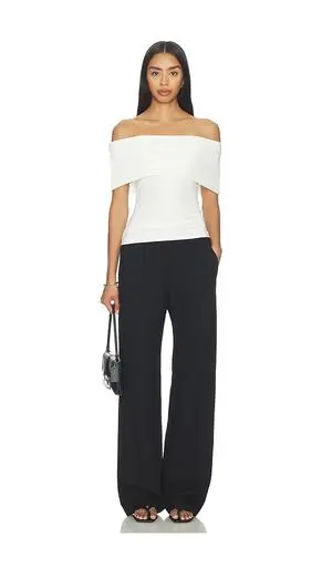 Paige Rosarita Off-the-shoulder Top - Ivory