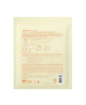 TONYMOLY Mask Melt Brightening Overnight Hydrogel Mask - No Color