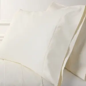HUDSON PARK COLLECTION 525 Thread Count Egyptian Cotton Sateen Fitted Sheet, Twin Xl Exclusive - Ivory Shell