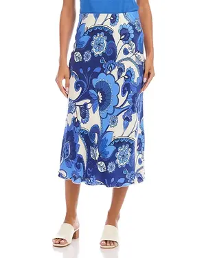 Bias cut midi skirts