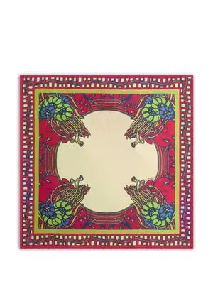 La DoubleJ Foulard Printed Scarf - Red