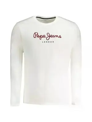 Pepe Jeans Logo-print Long-sleeved T-shirt - White