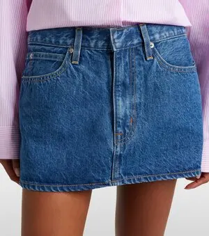 SLVRLAKE Micro Denim Miniskirt