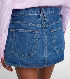 SLVRLAKE Micro Denim Miniskirt