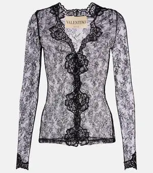 Valentino Garavani Lace Knitwear For Women