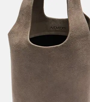 A.emery Wren Medium Suede Bucket Bag - Grey
