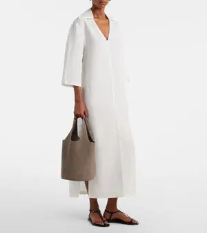 A.emery Wren Medium Suede Bucket Bag - Grey
