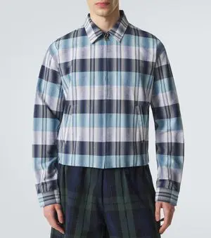 JW Anderson Checked Cotton Blouson Jacket