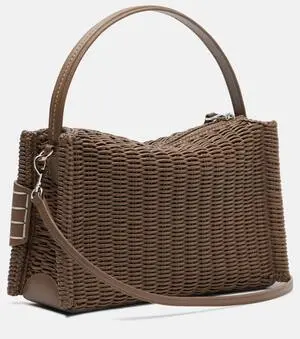 JW Anderson Loafer Medium Leather Shoulder Bag - Brown