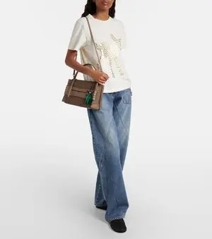 JW Anderson Loafer Medium Leather Shoulder Bag - Brown
