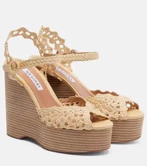 Aquazzura Open Toe Espadrilles