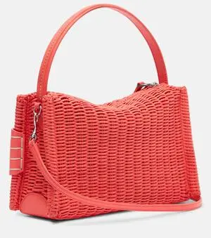 JW Anderson Loafer Medium Leather Shoulder Bag - Red