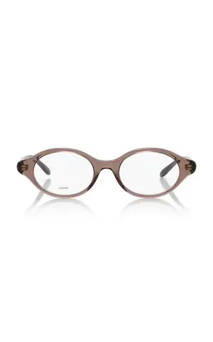 Loewe Round-frame Acetate Eyeglasses - Brown