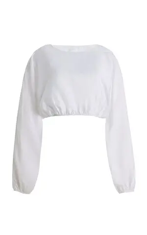 LESET Leset Yoko Cotton Blouson Top