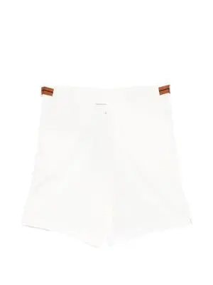 Zegna Buckle-fastening Swim Shorts - Neutrals