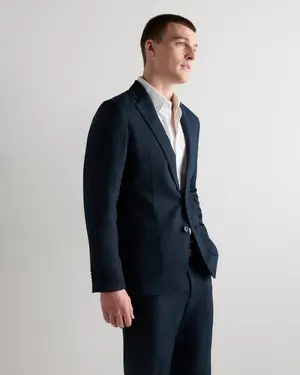 Quince 100% European Linen Tailored Blazer