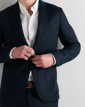 Quince 100% European Linen Tailored Blazer
