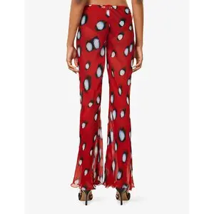 RAT AND BOA Printed Sheer Trousers