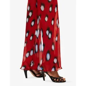 RAT AND BOA Printed Sheer Trousers