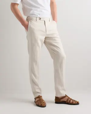 Quince European Linen Tailored Dress Pants - Sand
