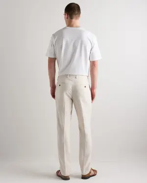 Quince European Linen Tailored Dress Pants - Sand