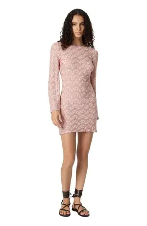 Missoni Long-sleeved Foliage Mini Dress - Multicoloured