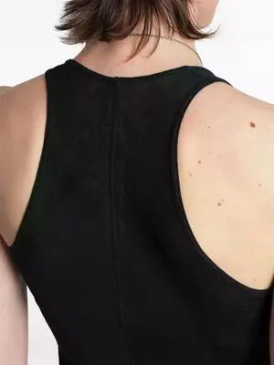 Rick Owens Racer-back Semi-sheer Dress