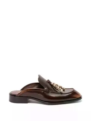 Chain Link Detailing Mules Clogs For Women