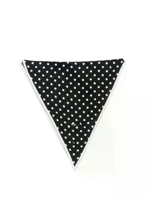 N°21 Polka-dot-print Scarf - Black