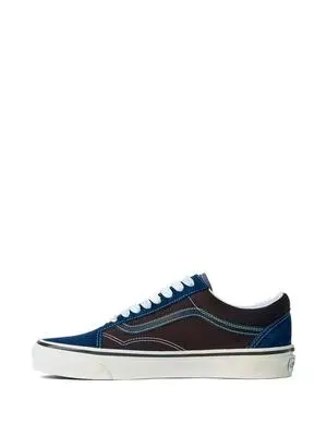 VANS Old Skool Contrast-stitching Sneakers - Blue